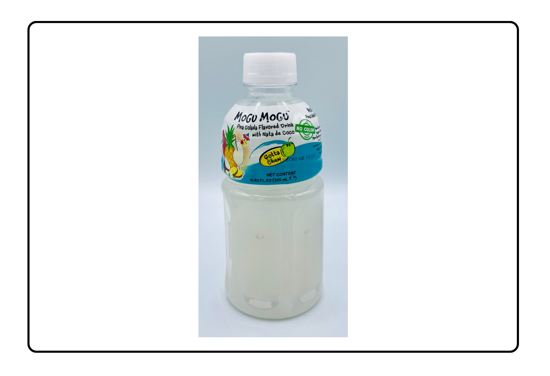 Mogu Mogu Pina Colada Drink with NATA de Coco (Gotta Chew) 320ml (6 Bo