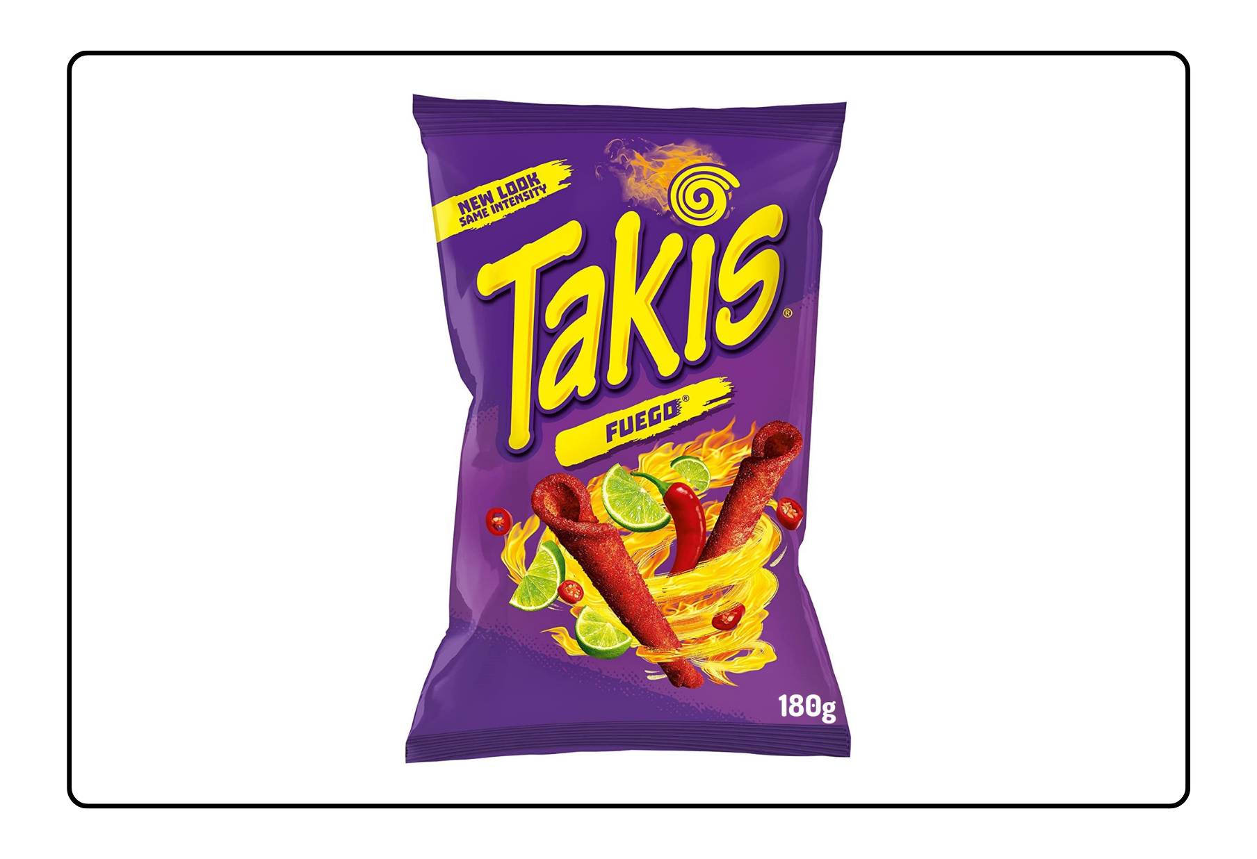 Takis Chilli and Lime Fried Corn Snack ( 180g X 10)