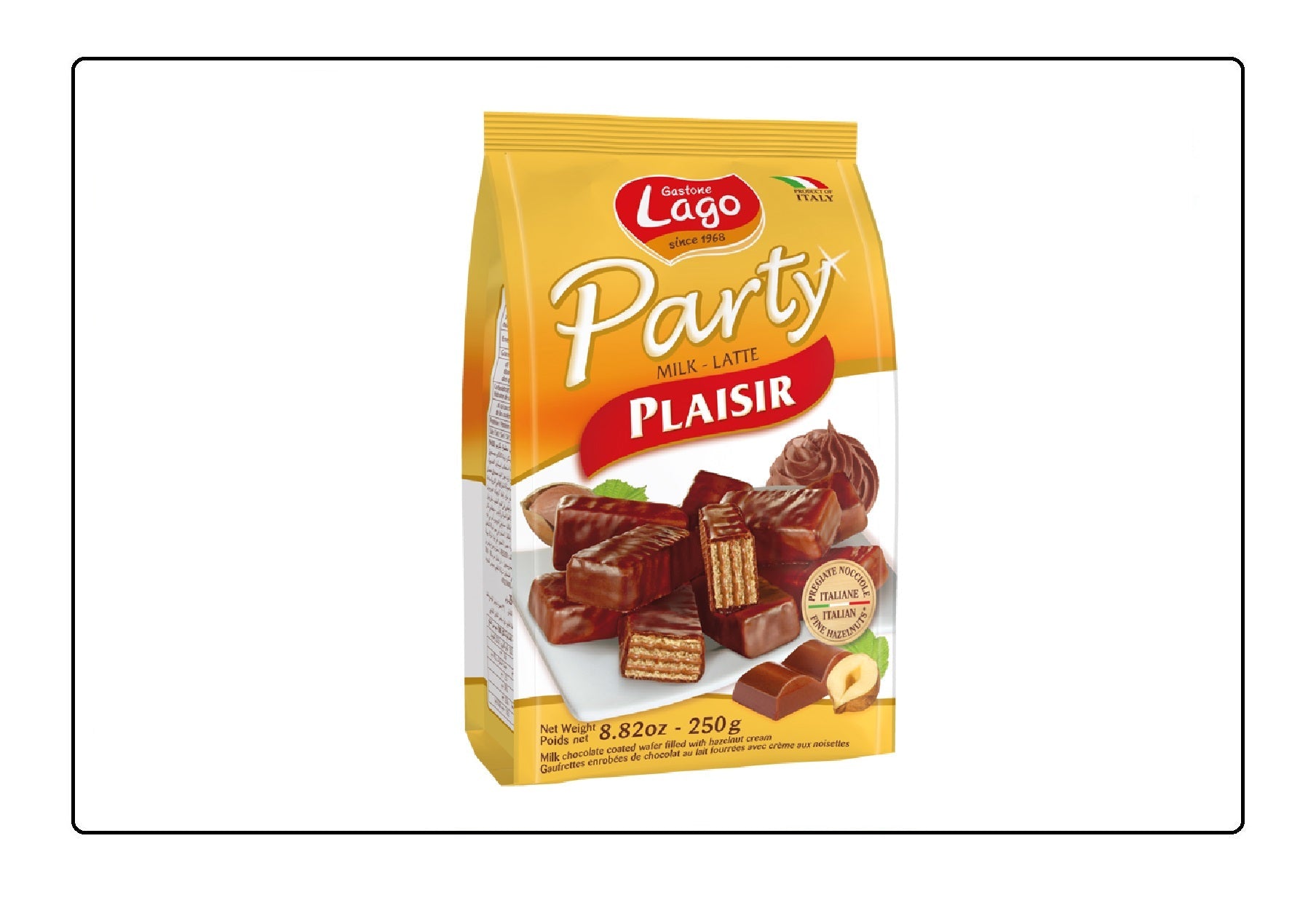 Lago by Elledi Party Bags Plaisir Wafers 250g (Pack of 3)