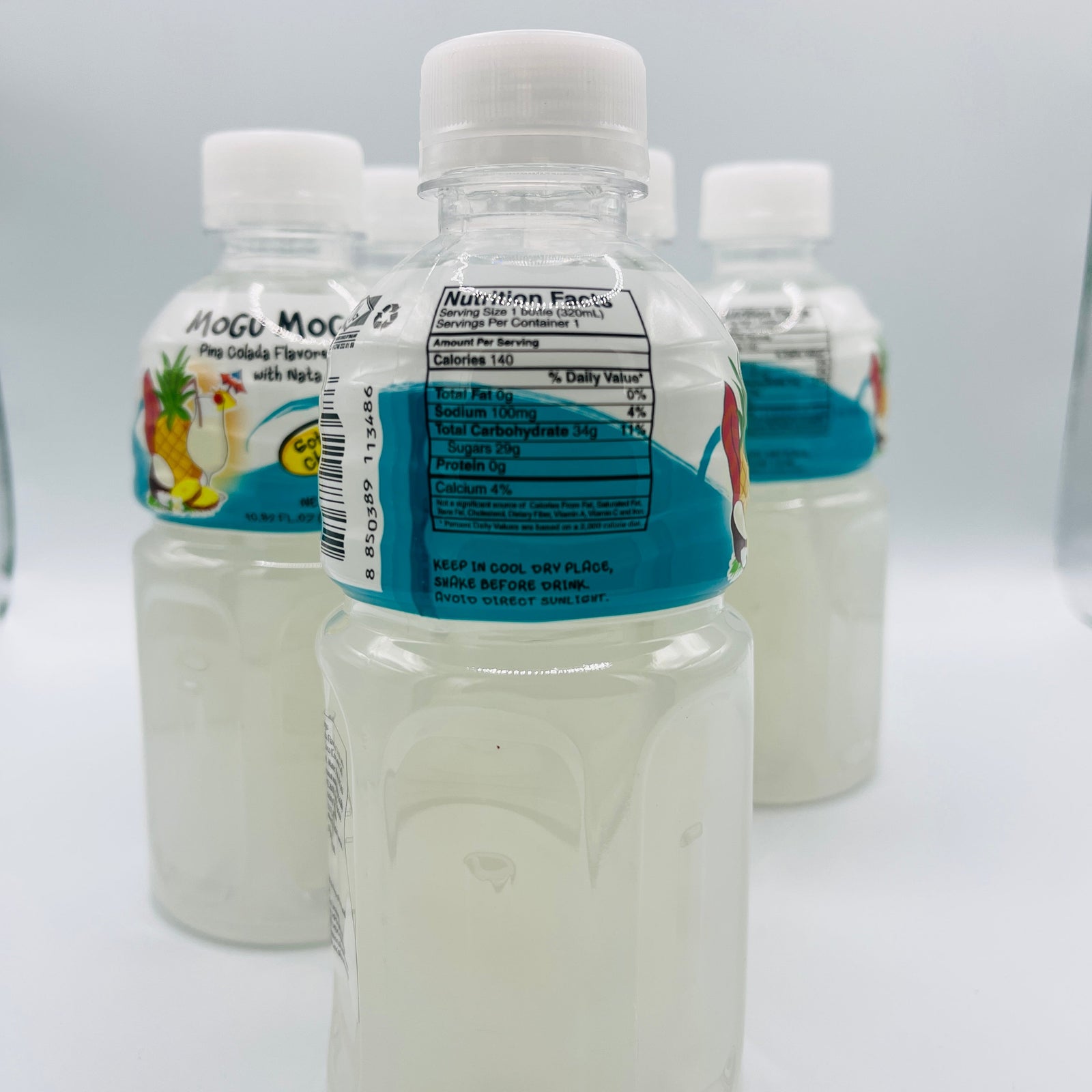 Mogu Mogu Pina Colada Drink with NATA de Coco (Gotta Chew) 320ml (6 Bo