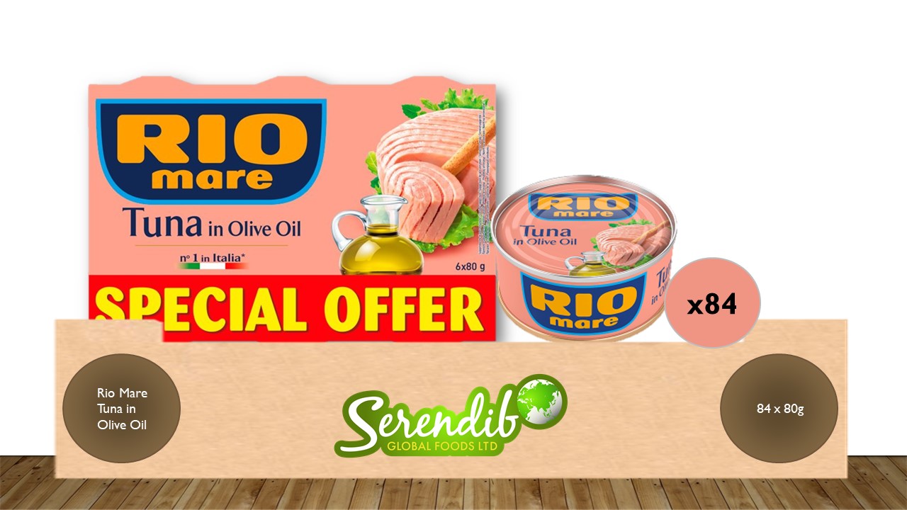 Rio Mare Tuna Fish in Olive Oil | Pack of 84 x 80g